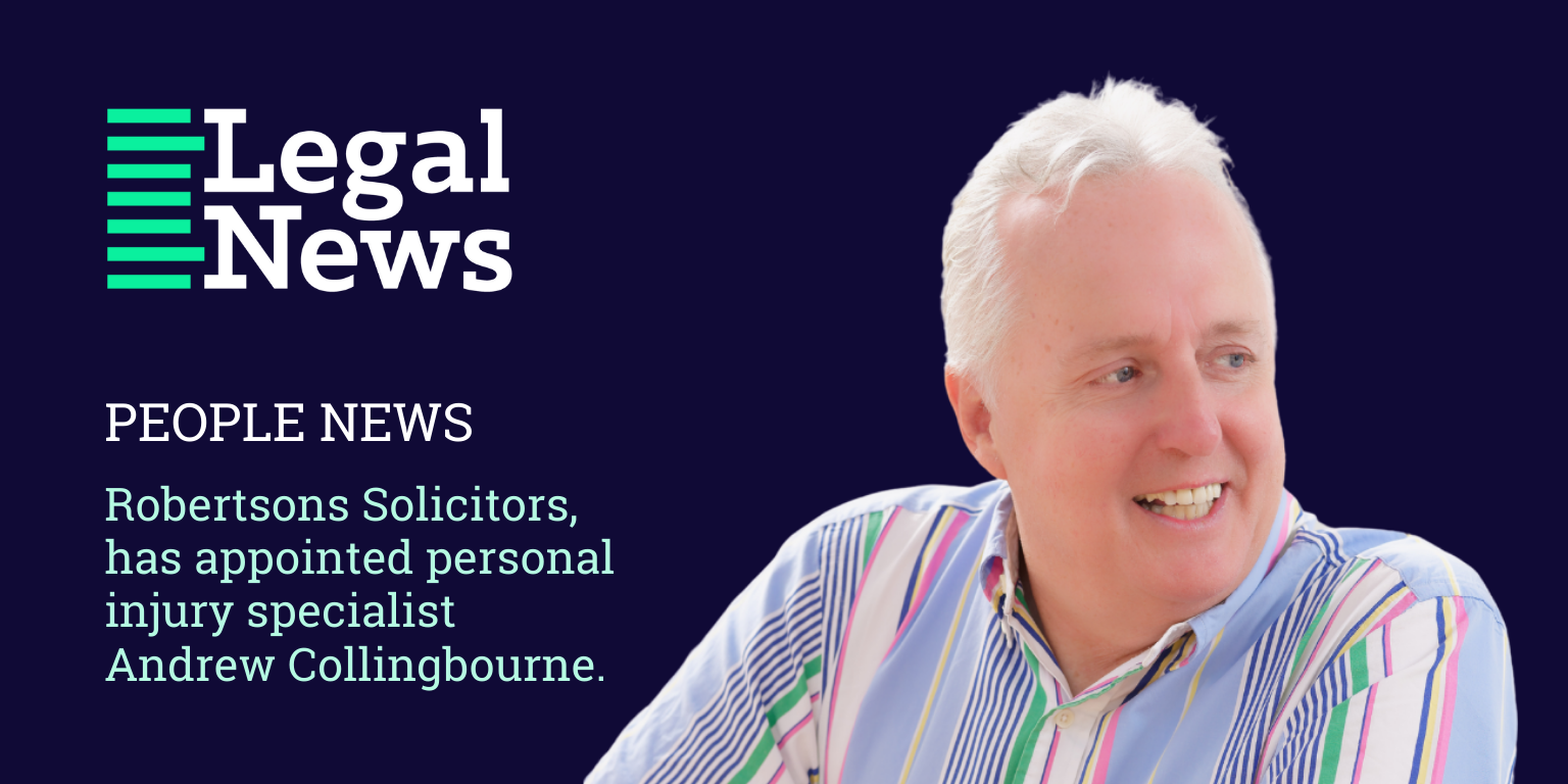 Robertsons Solicitors recruits PI specialist Andrew Collingbourne ...