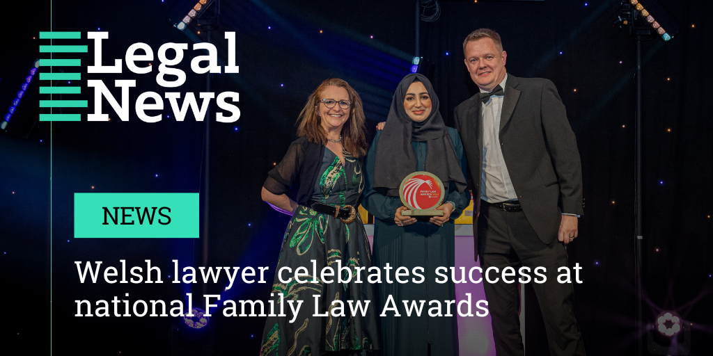 Welsh lawyer celebrates success at national Family Law Awards - Legal News